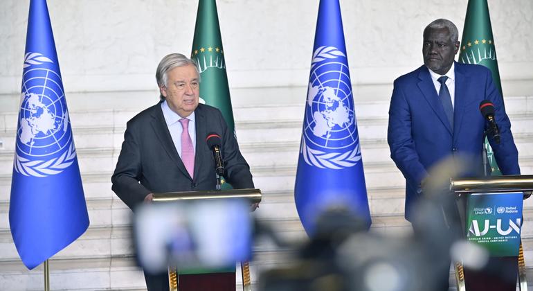 A la Conférence annuelle Union africaine-Nations Unies, Guterres appelle à « rendre justice aux ...